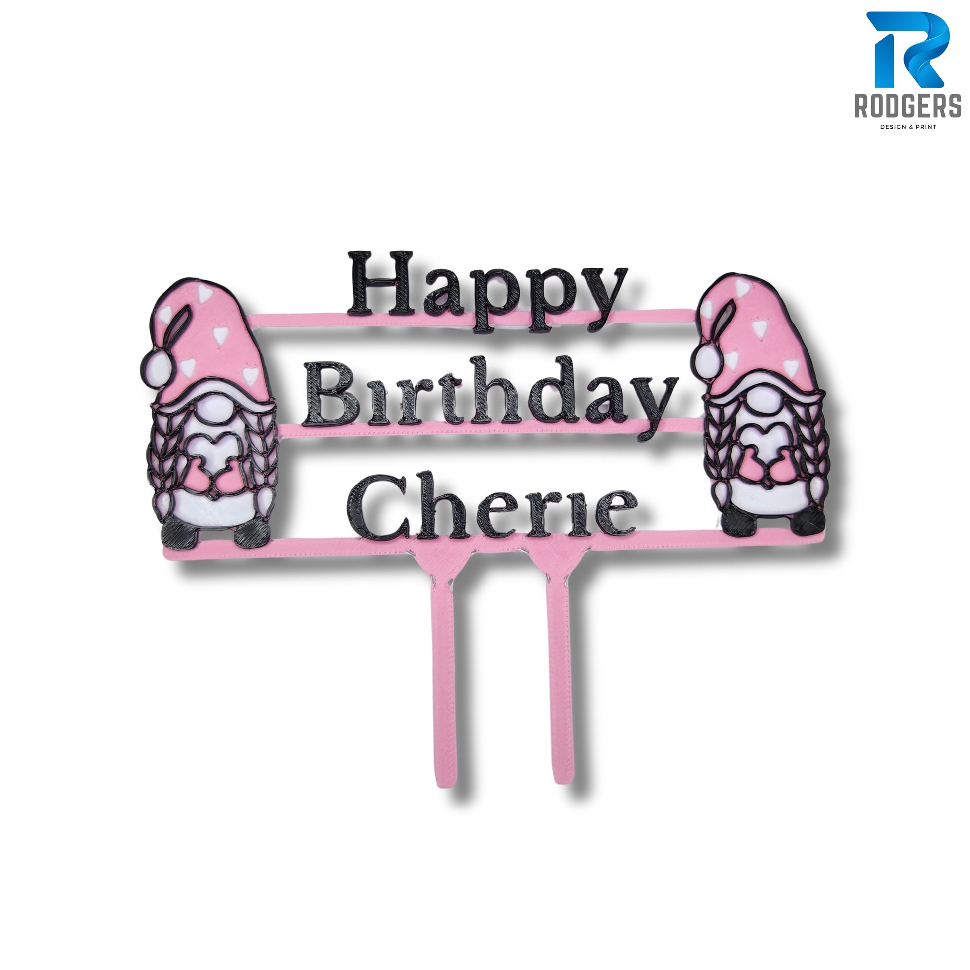 Gonk Birthday cake topper - Gonk cake decorations - Simple gonk cake i ...